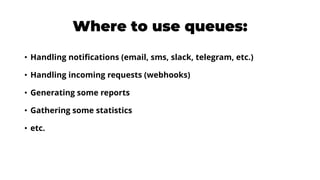 Working with Queues in Laravel | PPTX
