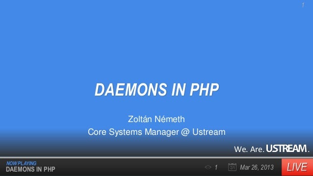 Daemons in PHP