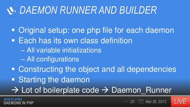 Daemons in PHP