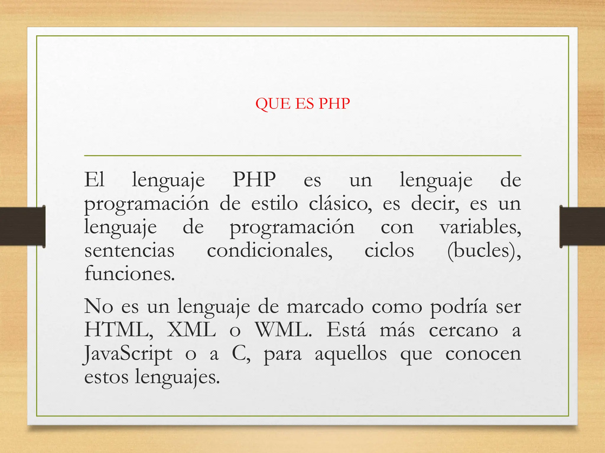 PHP MOISES introduccion a php 2024 .pptx