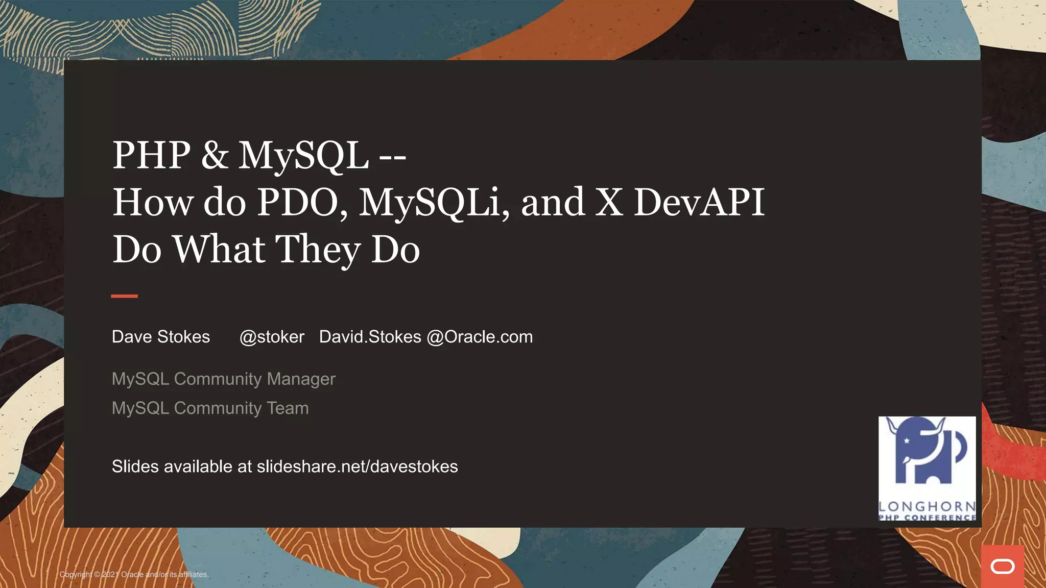 Php And My Sql How Do Pdo Mysq Li And X Devapi Do What They Do Ppt 9450