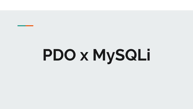 Php And Mysql Pdo X Mysqli Pdf Databases Computer Software And