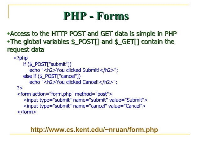 Php Mysql Ppt Ppt 7074