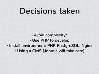 Speed up your development environment PHP + Nginx + Fedora + PG | PPT