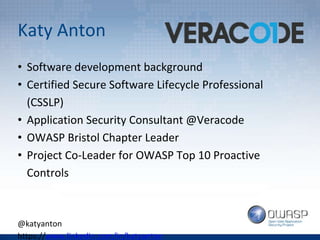 OWASP Top 10 Proactive Controls | PPTX