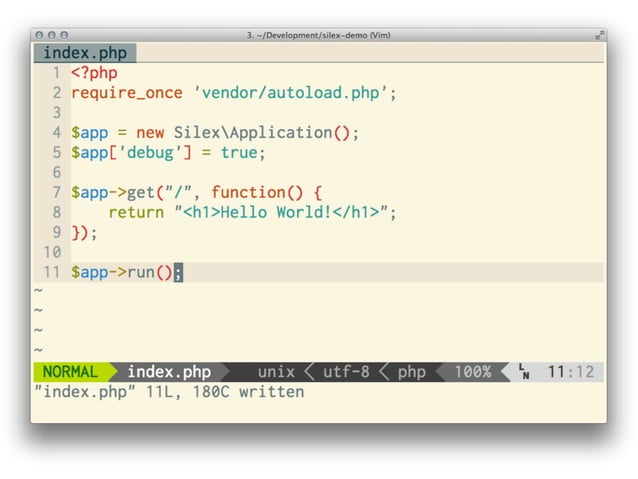 Silex, the microframework | PPT