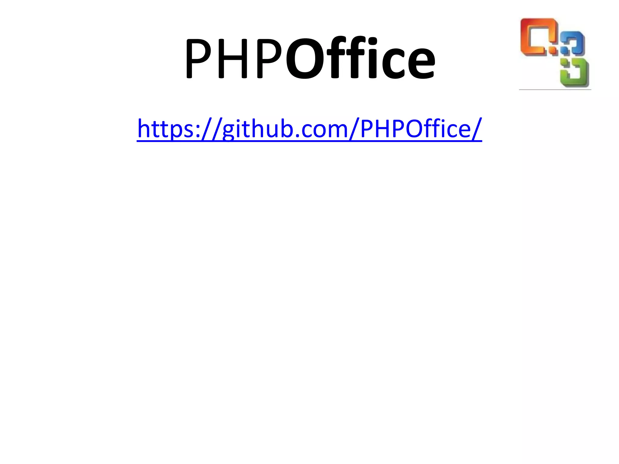 What is PHPOffice? | PPT