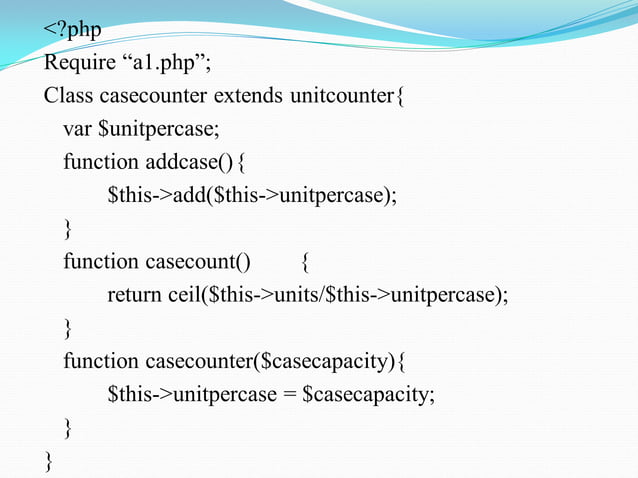 Object Oriented Php Part 1 Ppt 0375