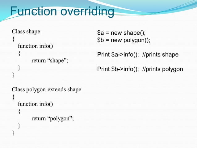 Object Oriented PHP - PART-1 | PPT