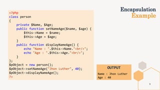 PHP OOP Lecture - 04.pptx | Programming Languages | Computing