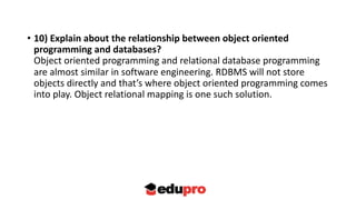 Php oops interview questions | PPT