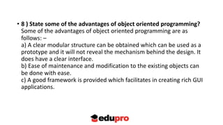 Php oops interview questions | PPT