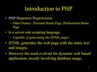 Php | PPT