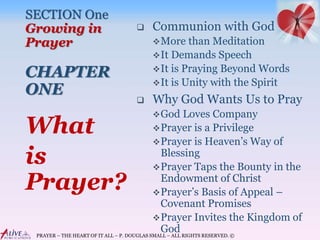 PRAYER - The Heart of It All - Chapter 1 | PPTX