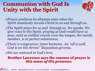 PRAYER - The Heart of It All - Chapter 1 | PPTX