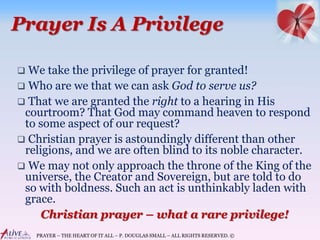 PRAYER - The Heart of It All - Chapter 1 | PPTX