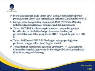 PHP untuk pemula | PPT