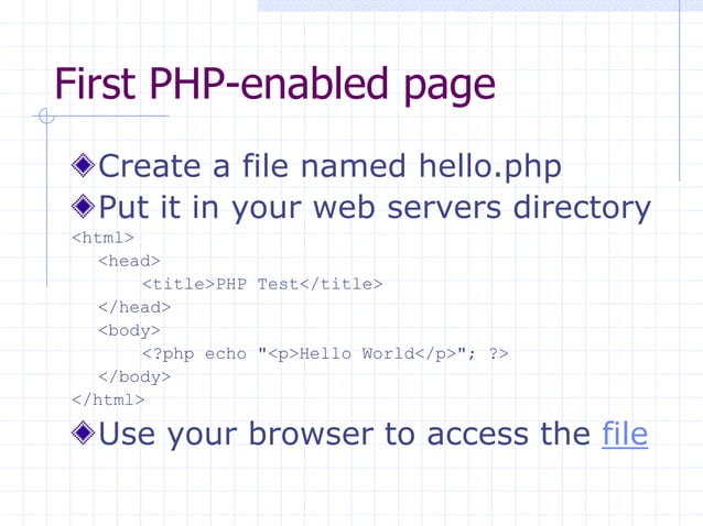 Introduction to php and POSTGRESQL. .... | PPT Introduction to php and POSTGRESQL. .... | PPT