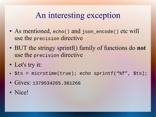 PHP floating point precision | PPT