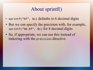 PHP floating point precision | PPT