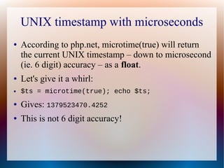 PHP floating point precision | PPT