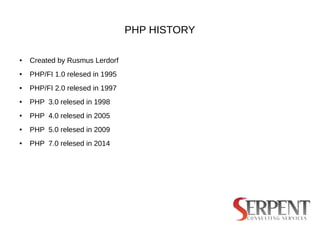 PHP BASIC PRESENTATION | ODP