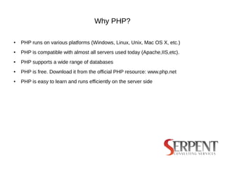 PHP BASIC PRESENTATION | ODP