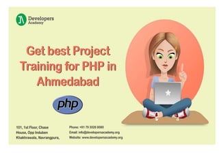 Php project training in ahmedabad | PPT