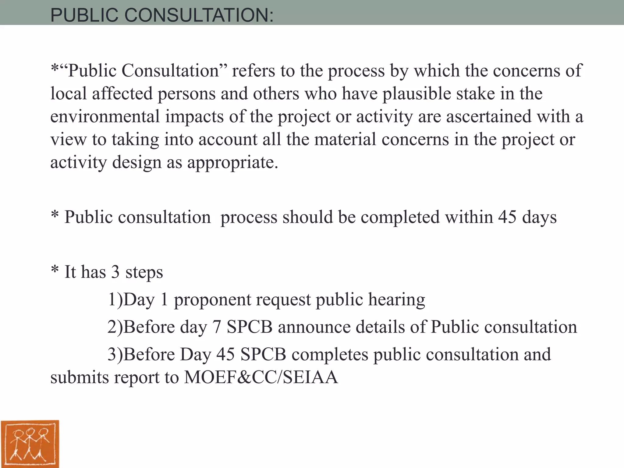 Public consultation process | PPTX
