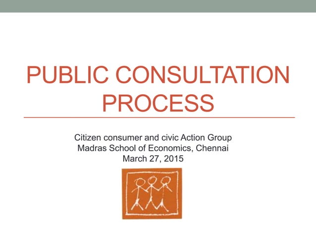 Public consultation process | PPT