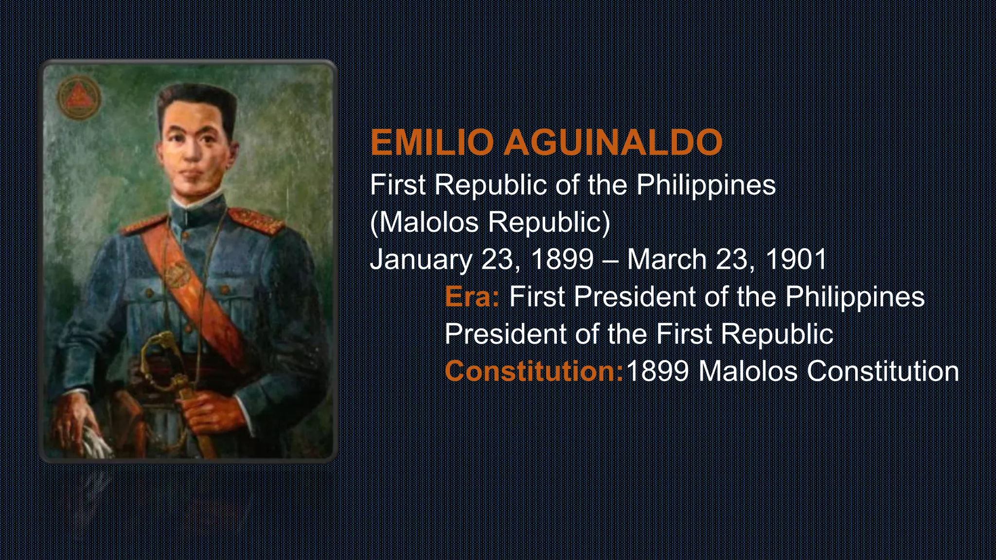 Presidents of the Philippines (Era & Constitutions) Summary | PPTX