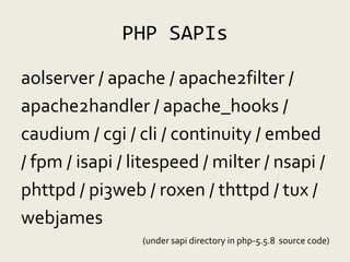php and sapi and zendengine2 and... | PPTX
