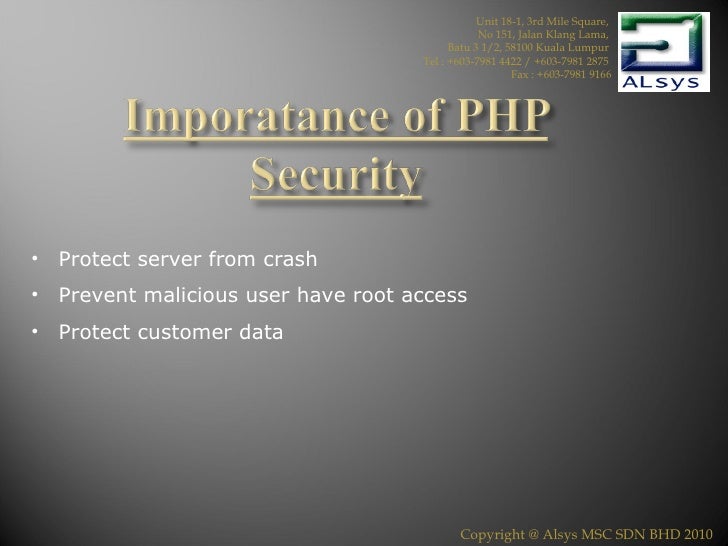 Php security