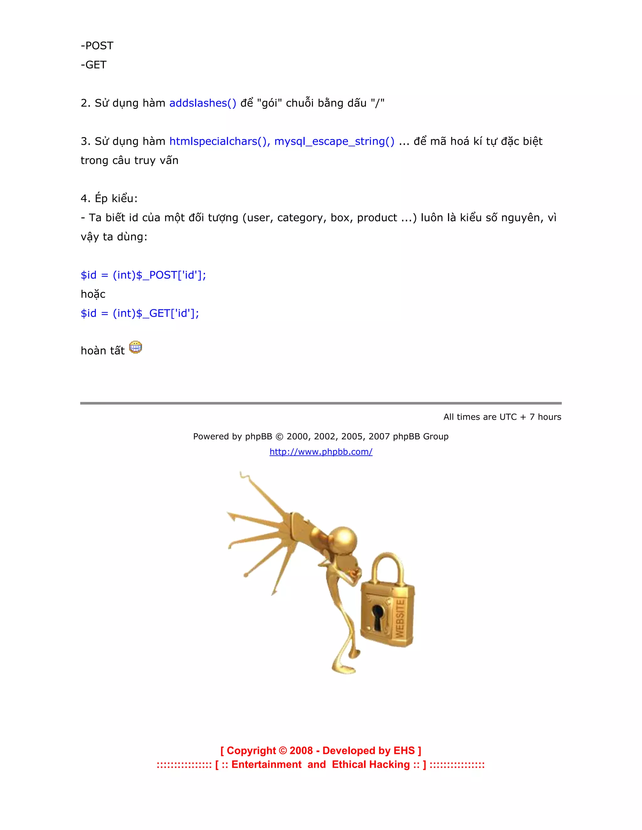 Php Security Sql Injection Docx