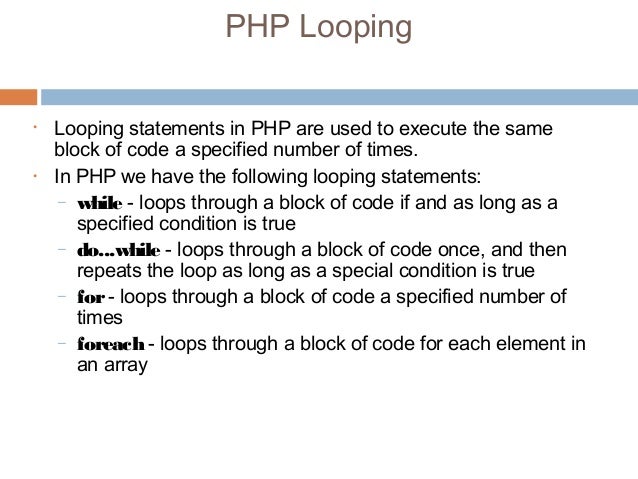 Basics Php