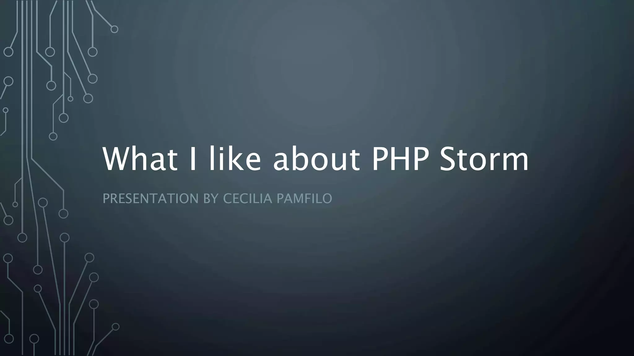 Php storm | PPT