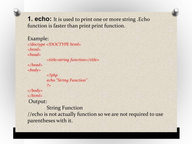 Php String Function Ppt 0352
