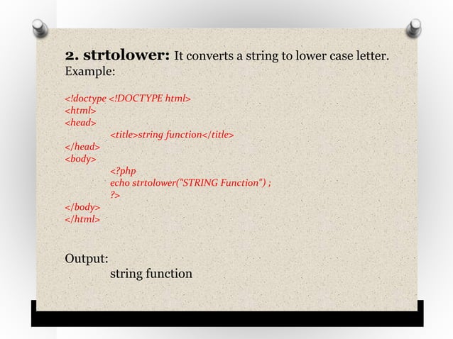 Php String Function Ppt 1843