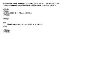 PHPTAL introduction | PPT