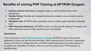 best PHP Training Course in Gurgaon.pptx
