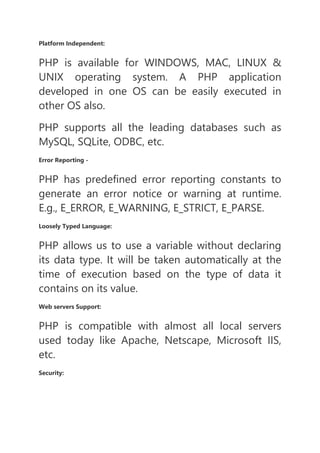 PHP Training In Chandigarh.docx