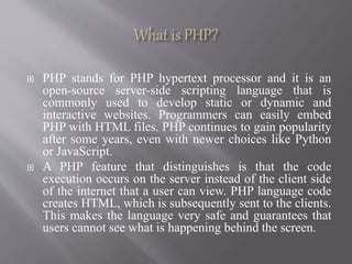 PhP Training Institute In Delhi | PPT