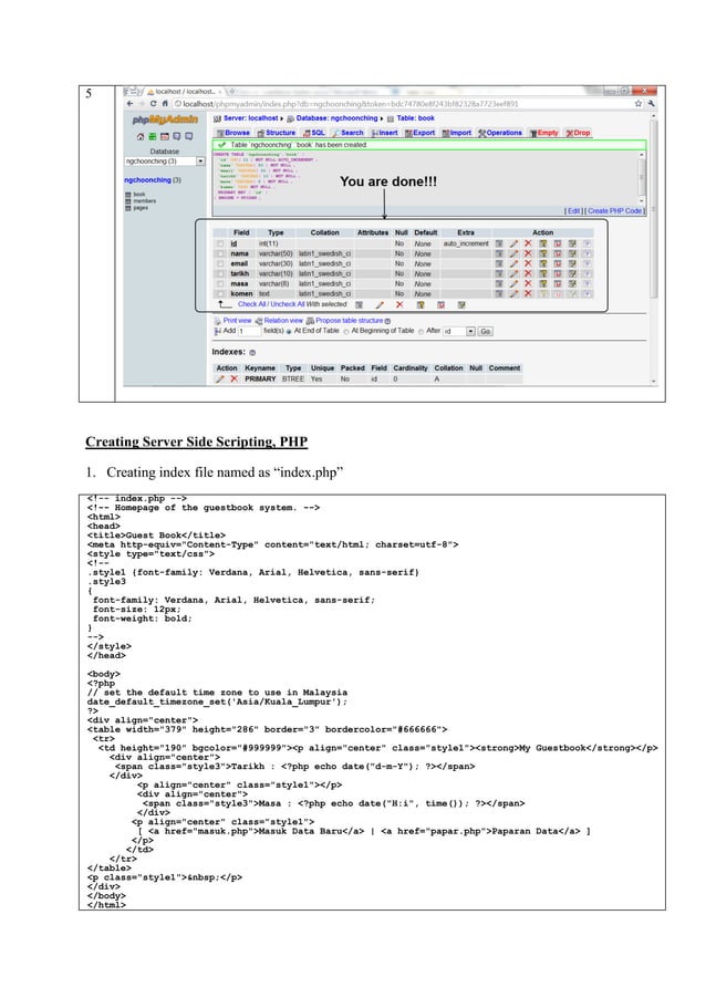 Php Tutorial Guestbook System Pdf