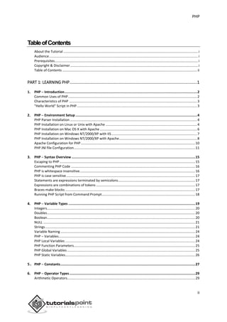 Php tutorial (2) | PDF