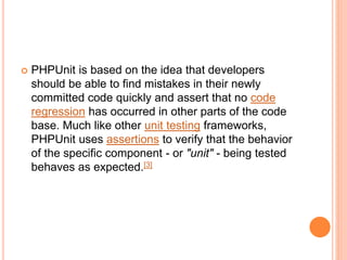 Php unit | PPTX