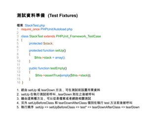 PHPUnit slide formal | PPT