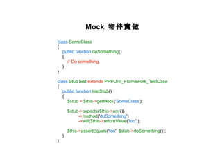 PHPUnit slide formal | PPT