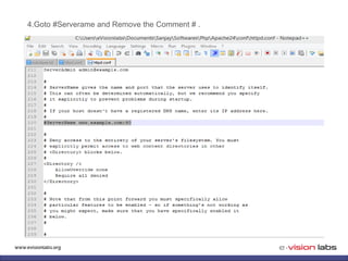 PHP environment setup installation | PPT