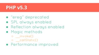 Php v5.3+ features | PPT